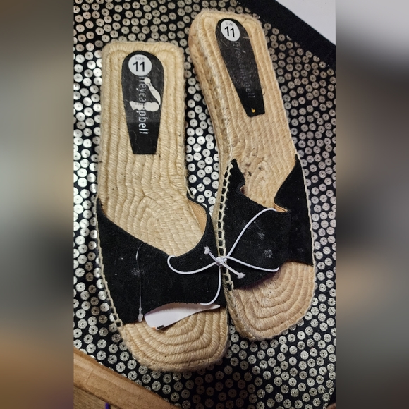 Jeffrey Campbell | Shoes | Jeffrey Campbell Bow Slides Espidrille Flat ...